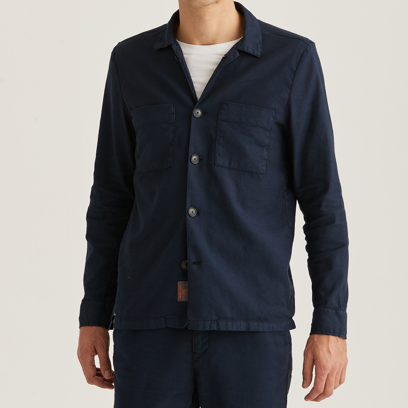 Fenix Linen Shirt Jacket - Navy – Suitup Reykjavik